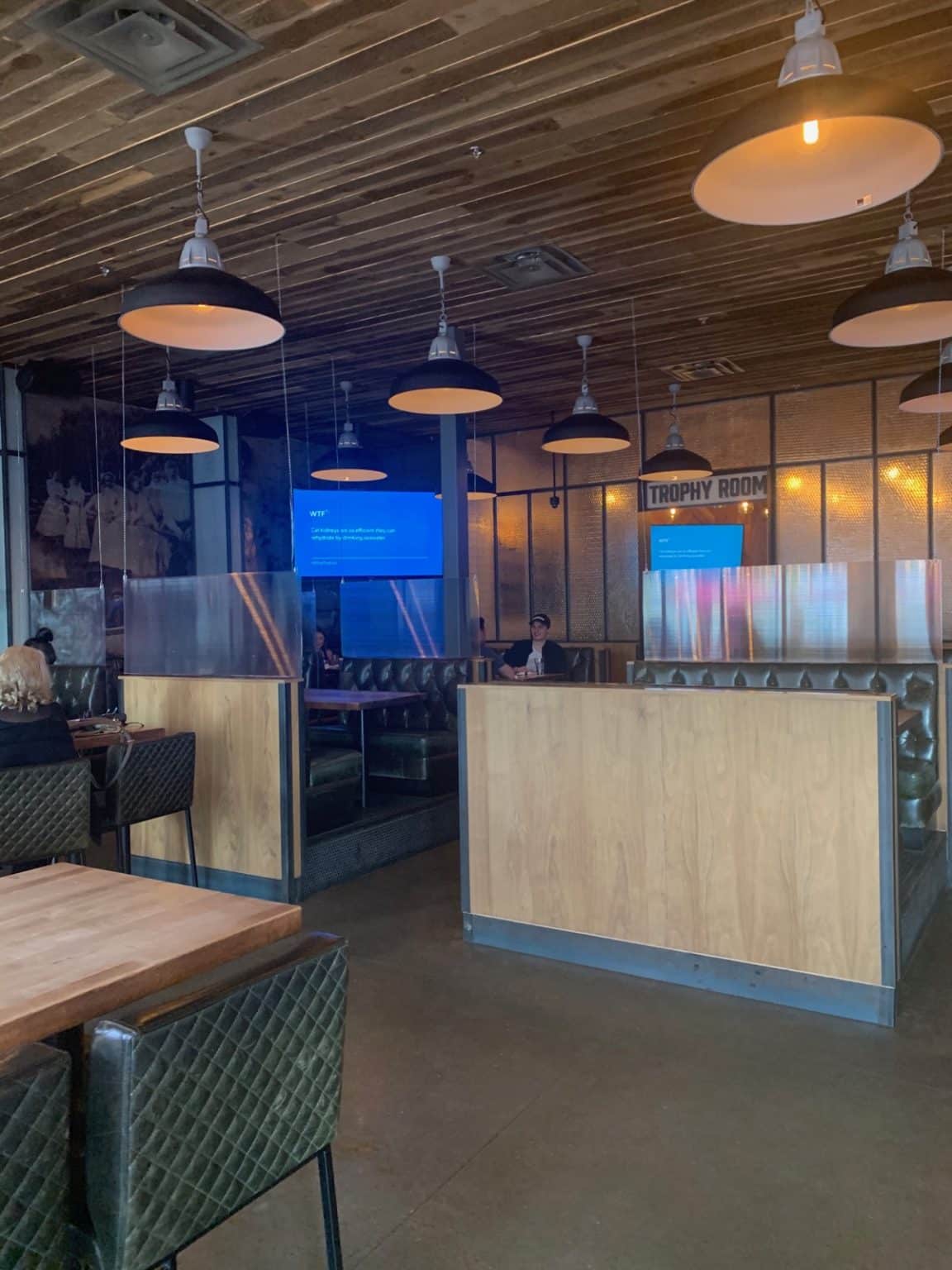 Restaurant Booth/Table Sneeze Guard Dividers | QSD Curtains